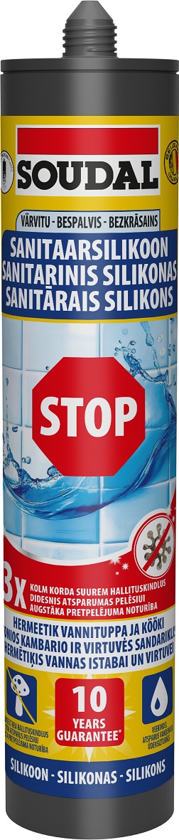 Sanitaarne Silikoon STOP | Soudal